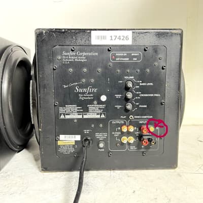 Sunfire True Subwoofer Power Sub #17425 #17426 (One)THS | Reverb