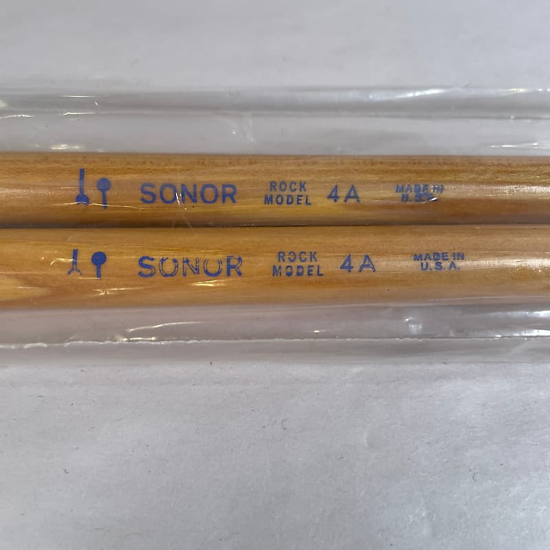 1970s Sonor Rock Model 4A Wood Tip Drum Sticks w/ | Reverb Canada