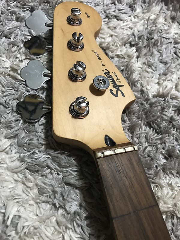 Squier P bass fretless bass neck | Reverb