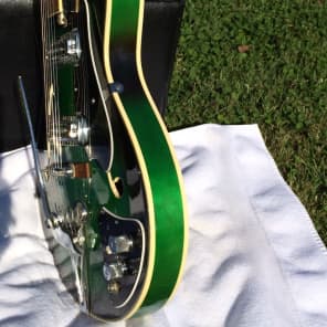 Decca Teisco 335 Style mid-sixties Green Sunburst | Reverb
