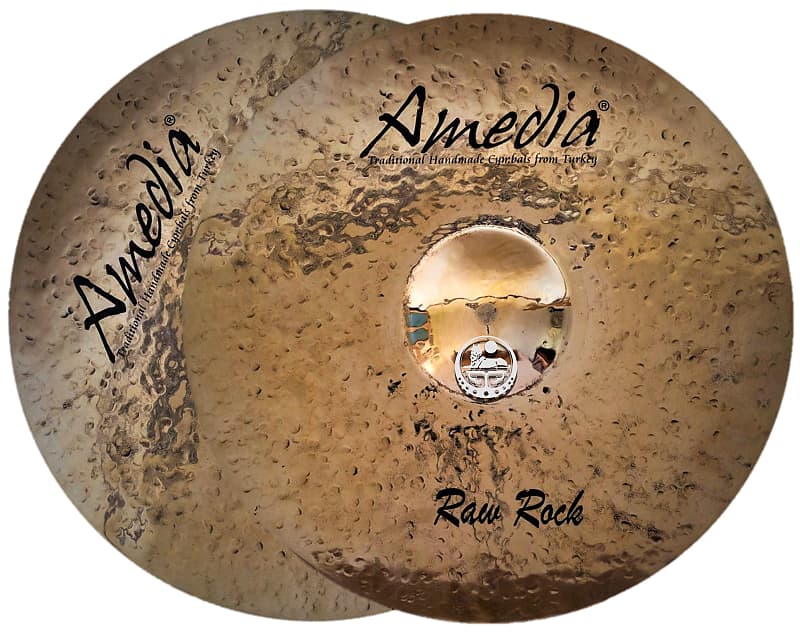 Amedia Cymbals 14" Raw Rock Hi-Hat | Reverb