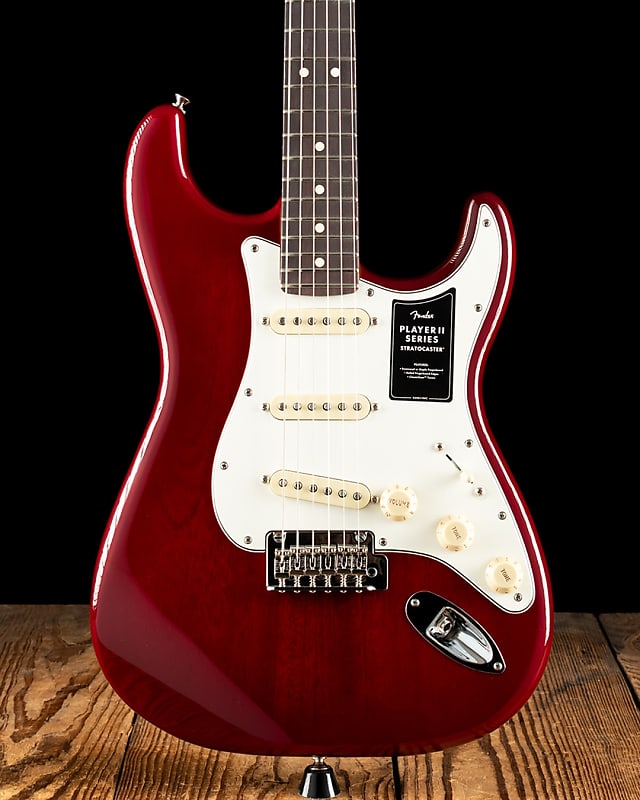 Fender Player II Stratocaster - Transparent Cherry Burst - | Reverb