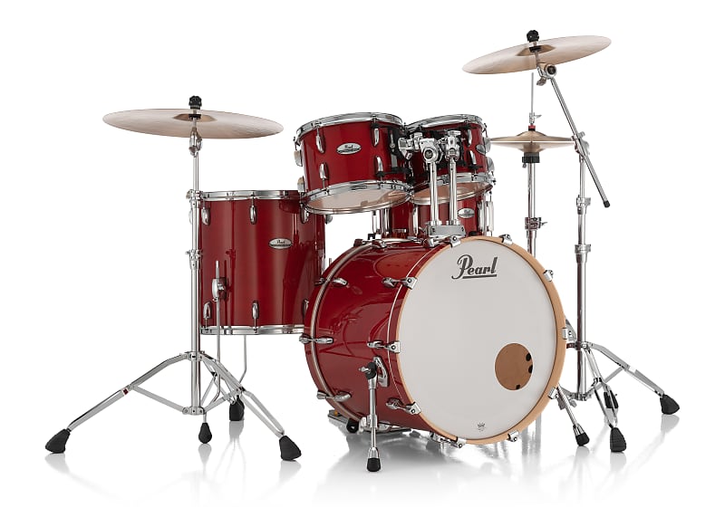 Pearl Professional Maple 4-pc. Shell Pack SEQUOIA RED | Reverb