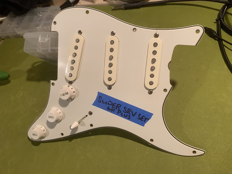 Sliders Stratocaster Pickups W Nitro Pickguard Wiring Harness | Reverb