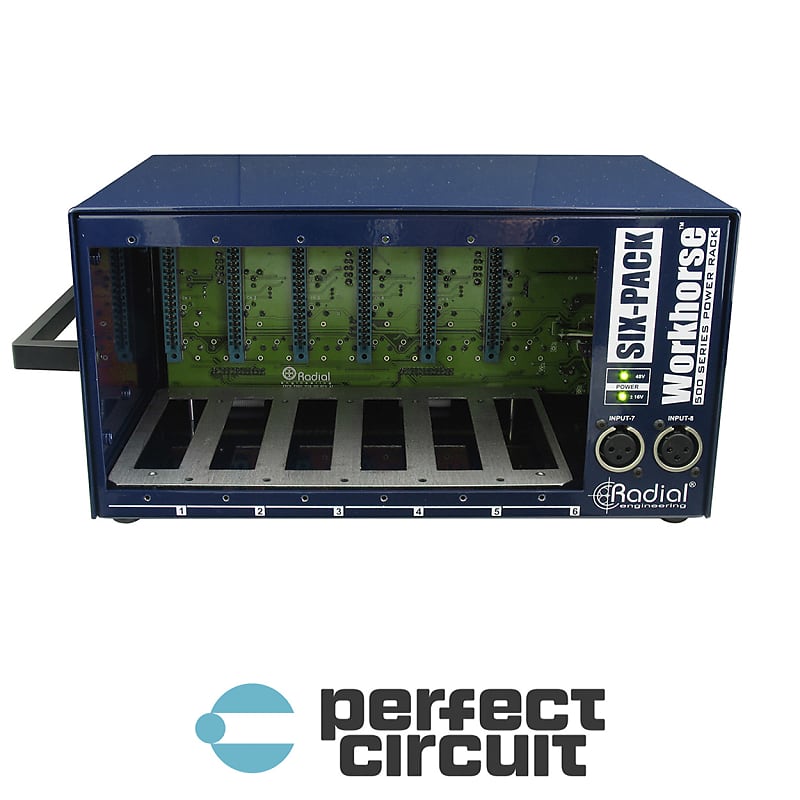 Radial Engineering Six Pack 6-Slot 500 Series Chassis | Reverb