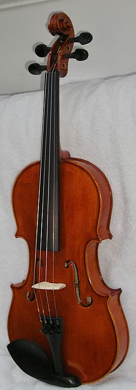 4/4 China Workshop Violin: "Graph Paper" Back | Reverb