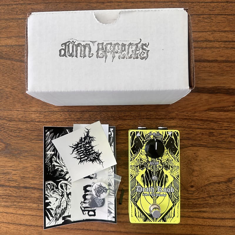 Dunn Effects Death Knob 2023 - Neon Yellow | Reverb