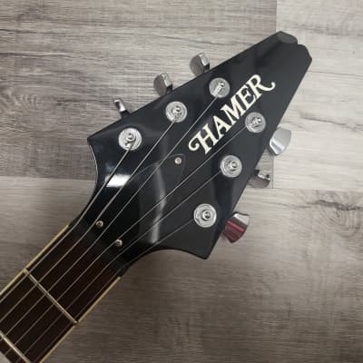 Hamer Flying V 1990s - Ebony | Reverb