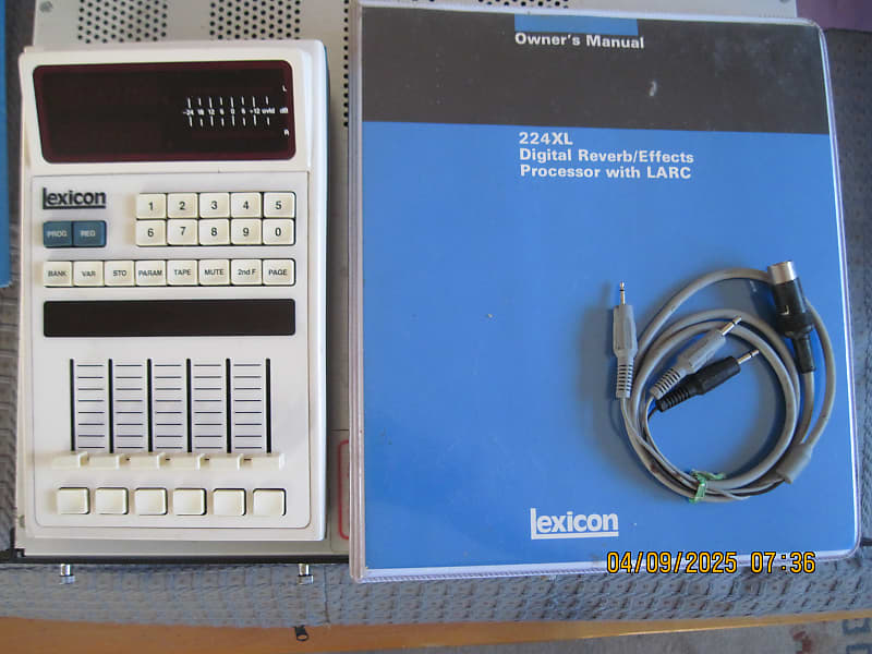 Lexicon 224xl 1984 - Blue newly restored | Reverb