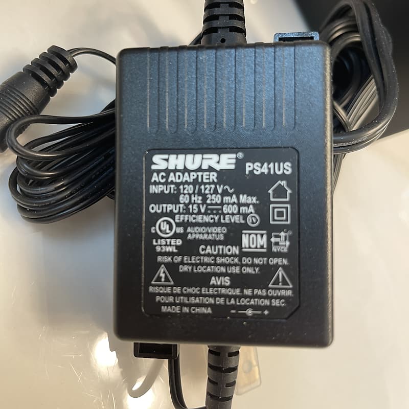 Shure PS41US 2000s 15V power supply US Plug | Reverb