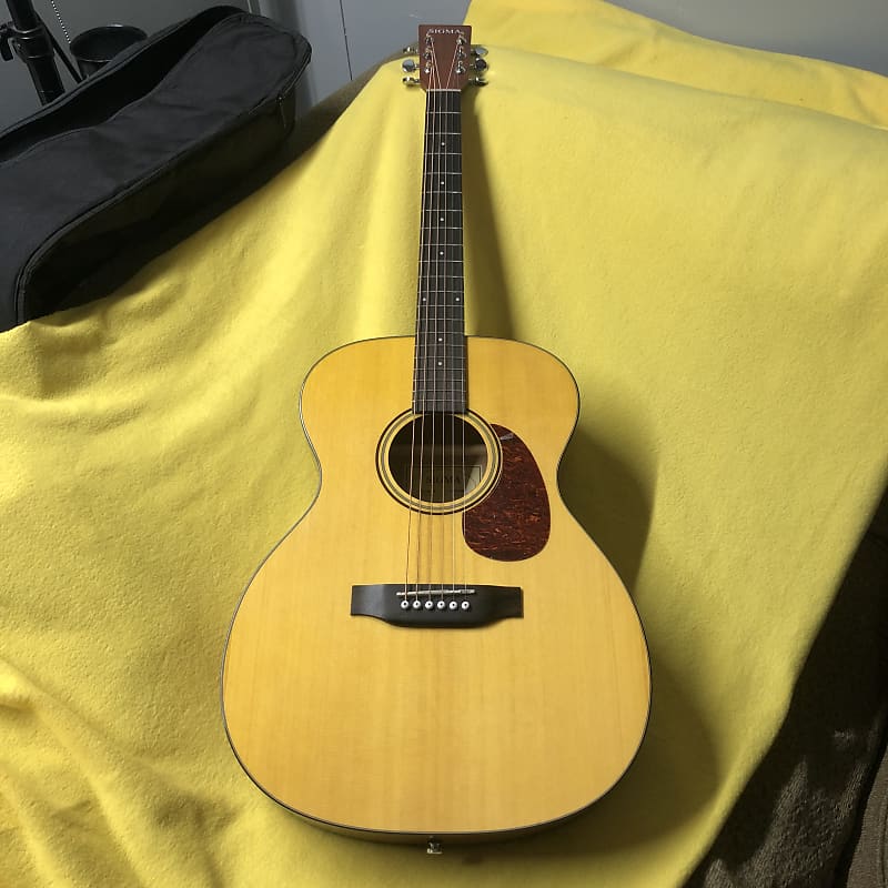 Sigma SIG-10A-VT Natural Acoustic Guitar Indonesia Solid Top | Reverb
