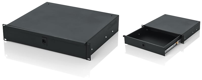 Gator GRW-DRW2 2U Standard Rack Drawer Bundle with Gator | Reverb