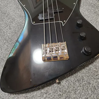 C Stroh Custom Handbuilt "P-bird" Style Bass 2022 Nitro Black | Reverb