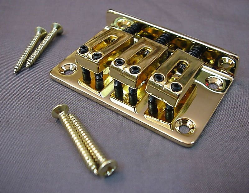 3 STRING BRIDGE FOR CIGAR BOX GUITAR ELEC BALALAIKA ETC - | Reverb