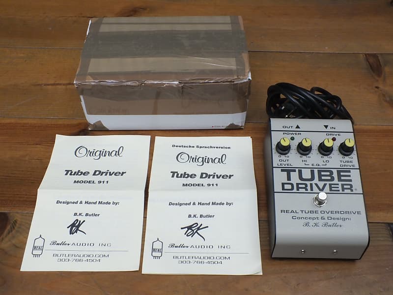 BK Butler Tube Driver Model 911 USA * 220-240 European | Reverb