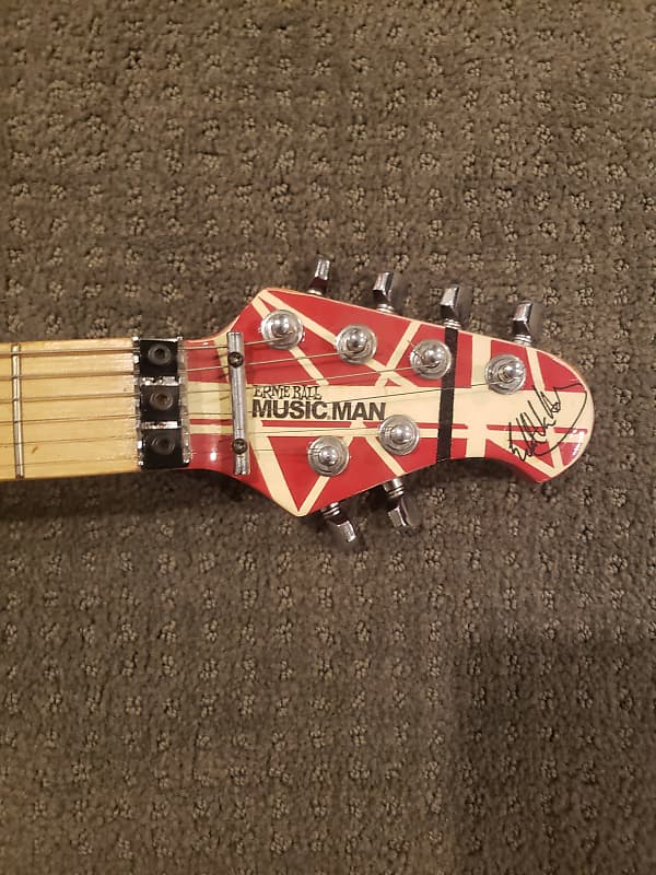 Olp ernie ball axis evh tribute guitar Mm1 2000 - Striped | Reverb