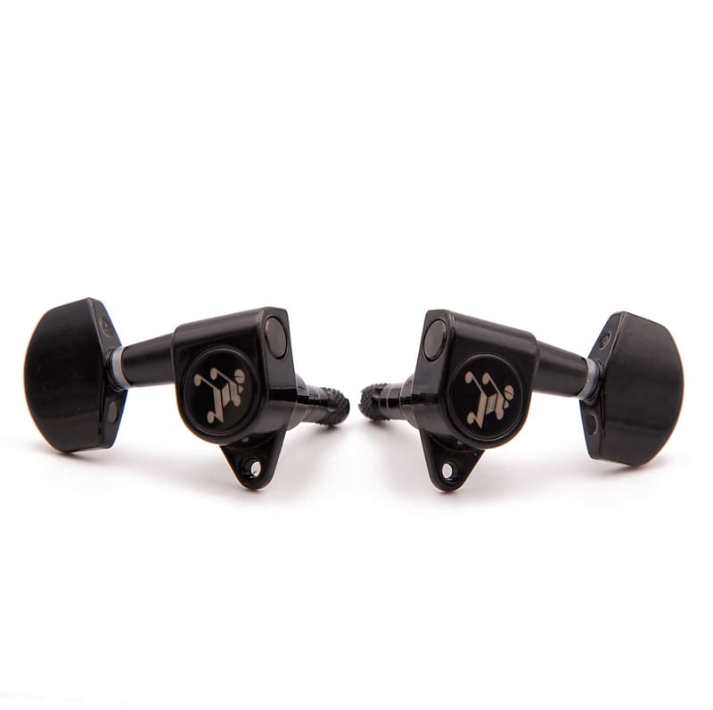 Tone Ninja 90 Degree Toplocking tuner set, 3x3, Black | Reverb