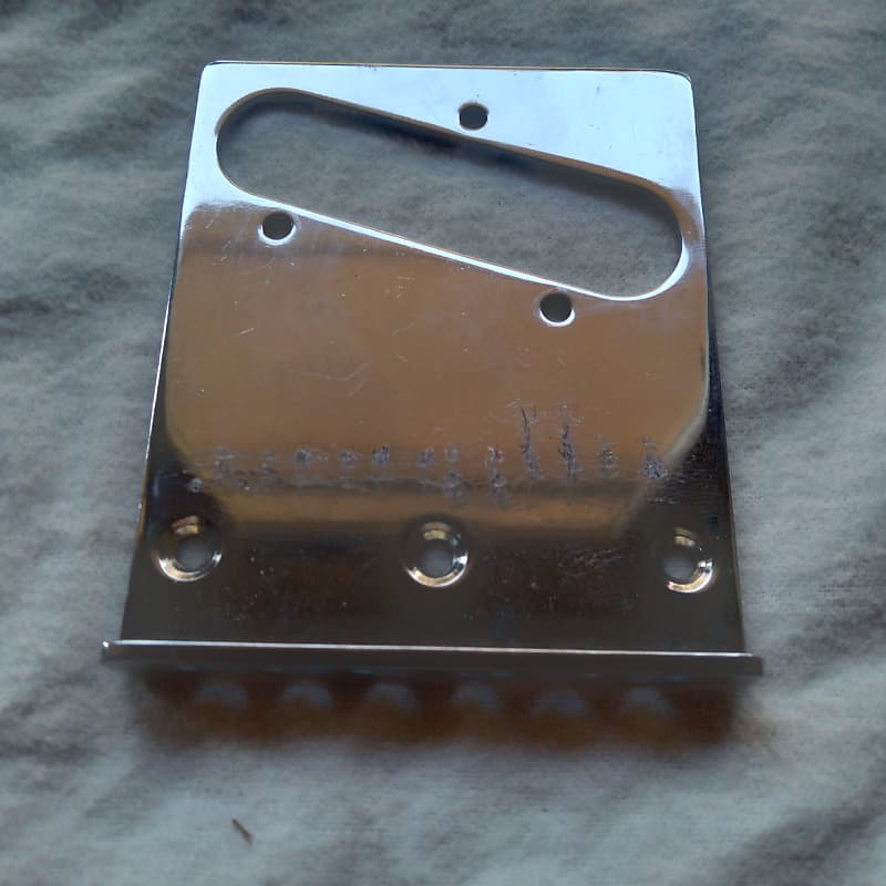 Fender telecaster freeflyte 1983 top load bridge plate | Reverb