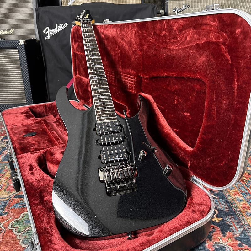 Ibanez Prestige RG2570E Galaxy Black MIJ by Fujigen 2007 | Reverb