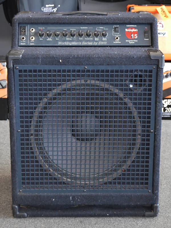 SWR Workingman 15 – 200w Bass Amplifier Combo – Used - Black | Reverb
