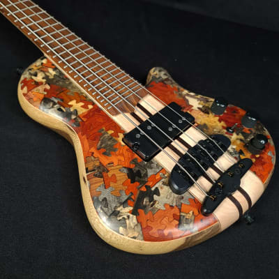 Mayones Cali 4 String Puzzle Mini Bass Triskelion with | Reverb
