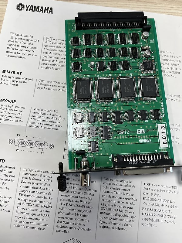 Yamaha MY8-TD TDIF Interface for DM2000, DM1000, 02R96, | Reverb