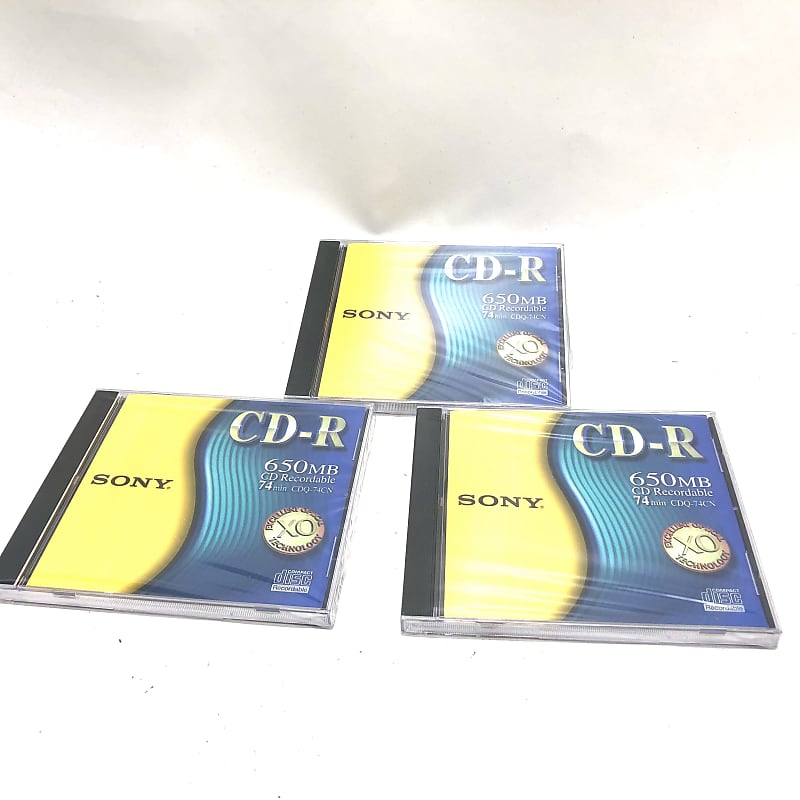 Sony CD-R 3 Pack Bundle | Reverb