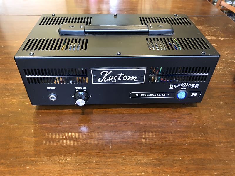Kustom Defender 5H 5-Watt Tube Guitar Amp Head Black 2010s | Reverb