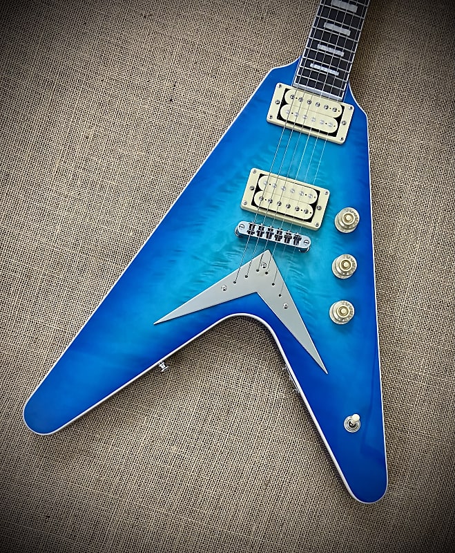 Firefly FFLV Flying V Blue | Reverb