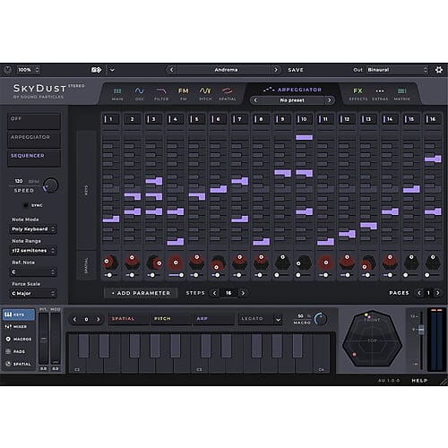 Sound Particles SkyDust Stereo Spatial Audio Virtual | Reverb