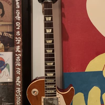 Gibson Custom Shop R8 Les Paul Heavy Reliced Amber burst | Reverb