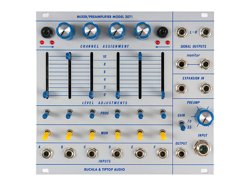 Tiptop Audio Buchla 207t Mixer + Preamplifier [USED] | Reverb