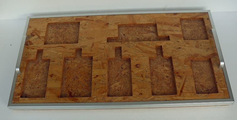 Medium Sized Custom Wood-Aluminium Pedalboard, Pedaltrain | Reverb