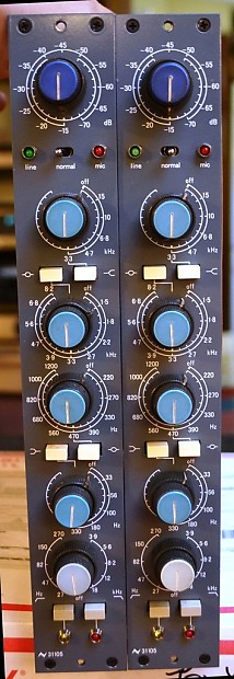 Neve 31105 Input/Equalizer Modules from Neve 8078 Console | Reverb UK