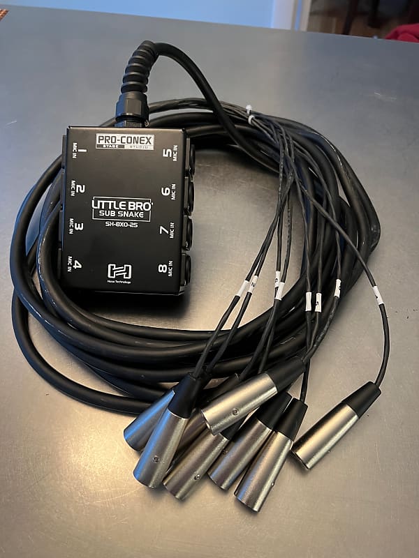 Hosa Little Bro' 8x0 Sub Snake - 25 foot 2011 - Black | Reverb