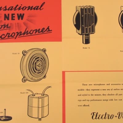 Vintage RARE 1930's Electro-Voice Model 50 carbon Microphone | Reverb