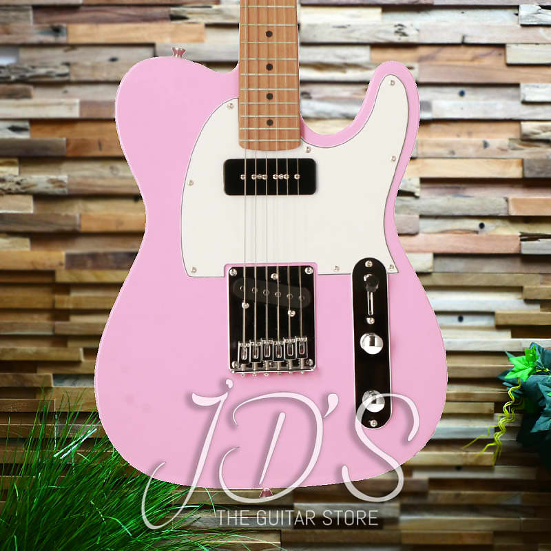 Fazley Sunset Series Tempest 90 Shell Pink Electric Guitar | Reverb UK