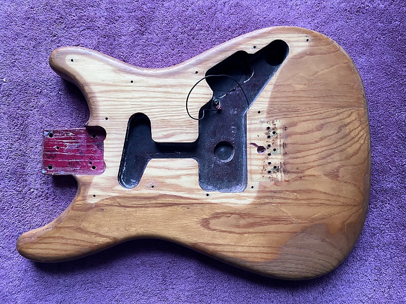 1979 1980 Fender Lead I II guitar body natural | Reverb