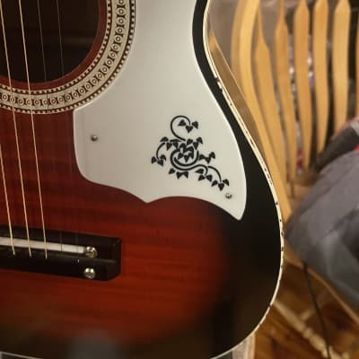 Harmony (Stella) Acoustic Parlor Guitar RARE “Fender” style | Reverb
