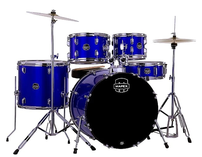 Mapex Comet 5-Piece Drum Kit -Indigo Blue | Reverb