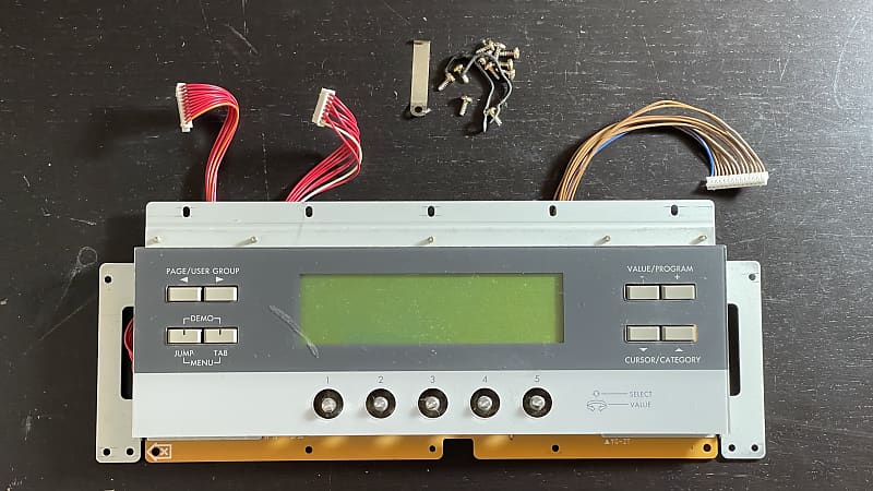 Korg Z1 - LCD Display Assembly (KLM-1932) w/Hardware & Wires | Reverb