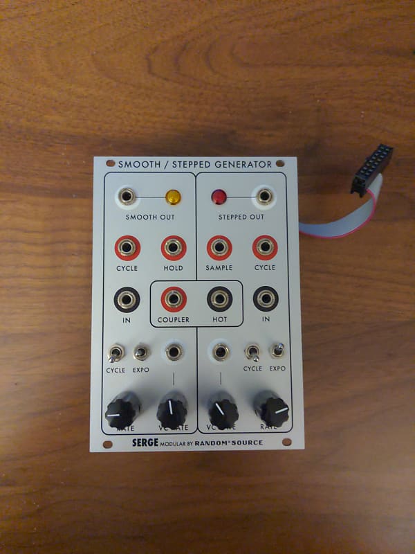 Random Source Serge Smooth Stepped Generator (SSG) Silver | Reverb UK