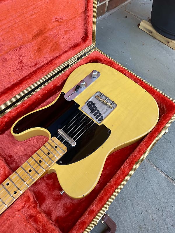 MJT Tele, Callaham Bridge, Lollar Pups, Fender Tweed HSC, | Reverb