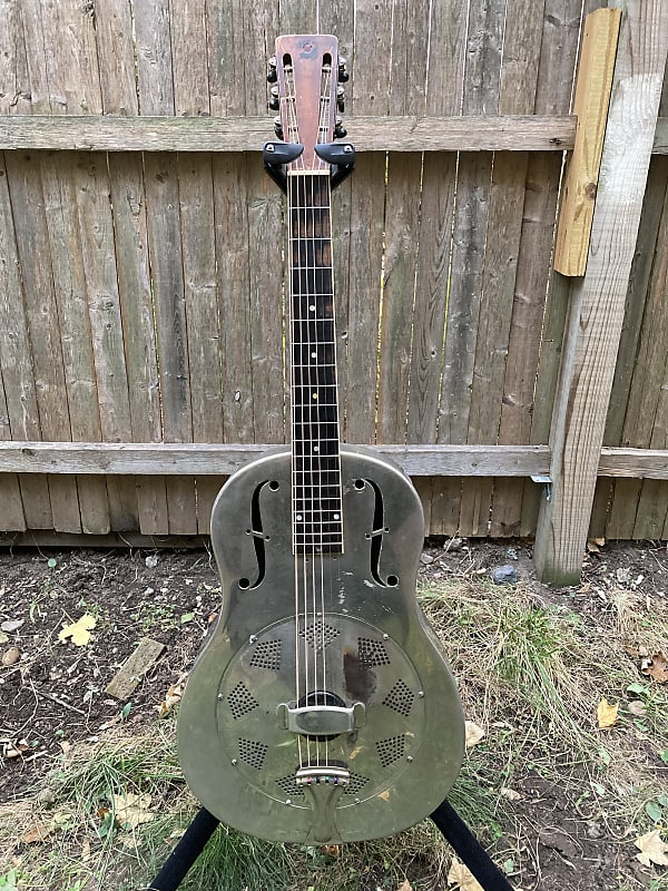 1928 National “Resonator “ Style 0- 12 fret, super cool beach | Reverb