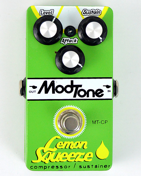 Modtone Lemon Squeeze Compressor/Sustainer Pedal | Reverb