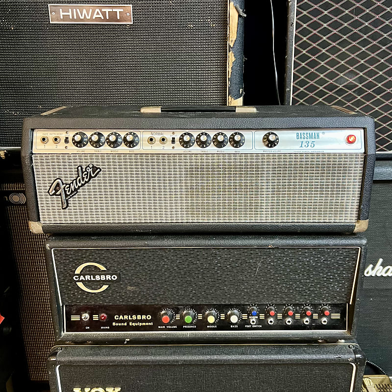Fender Bassman 135 AMP 1970’s - Silverface original | Reverb France