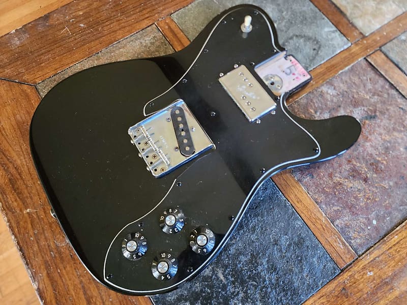 Fender Telecaster Custom MIM 3-bolt body loaded 2000 - blk | Reverb