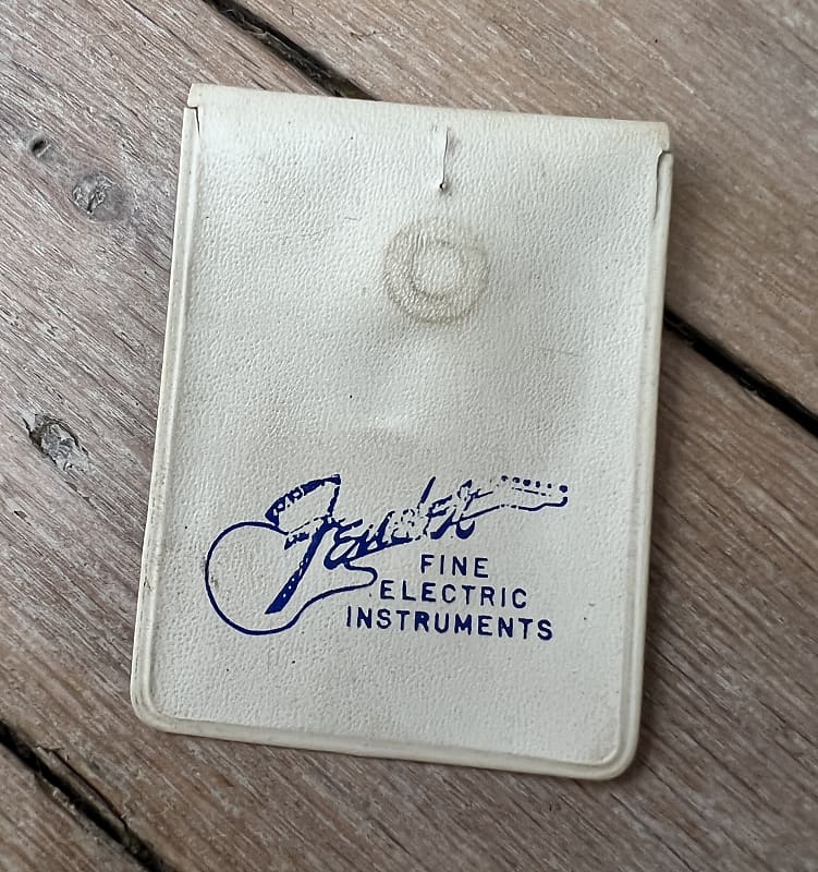 1950’s Fender Pick Pouch Picks Plectra Plectrum Case Candy | Reverb