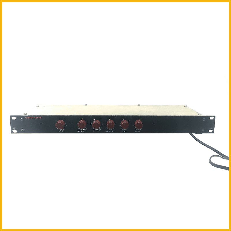 Vintage Furman RV-1 Spring Reverb Rack Unit 80s | Reverb