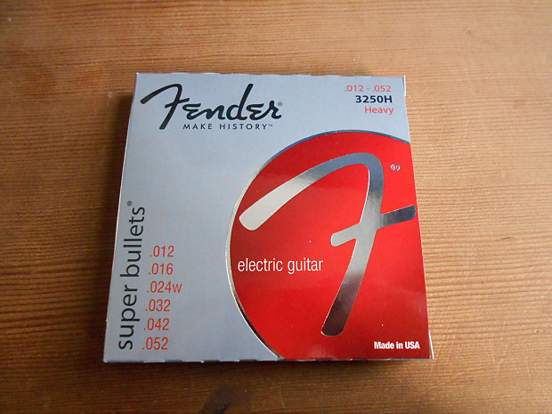 3 Sets Fender 3250H Super Bullets Heavy Electric Guitar | Reverb